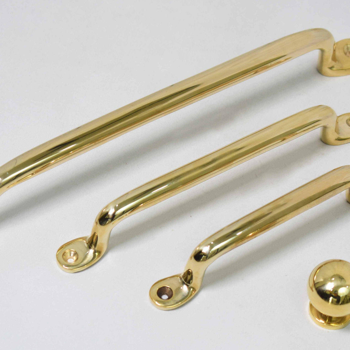 Unlacquered Brass Polished Cabinet Pulls | Timeless Elegance – Stylentdecor