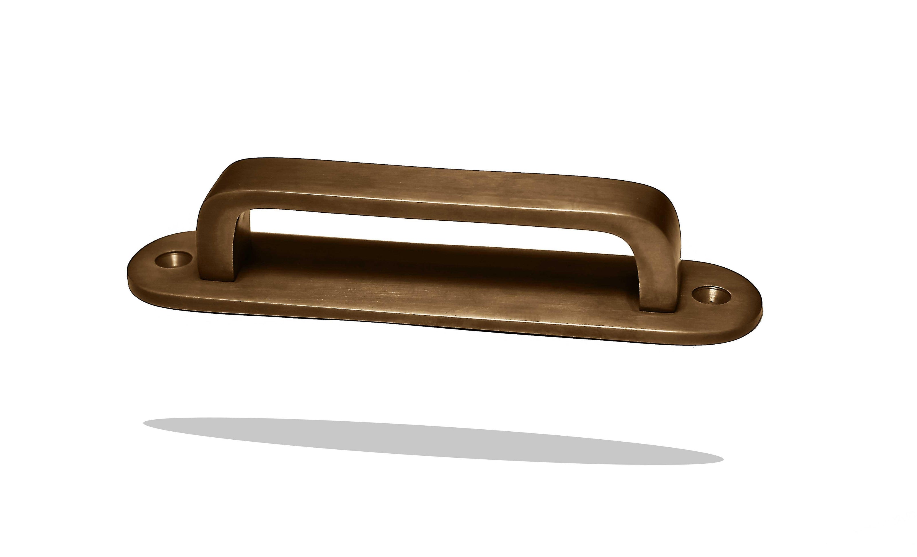 Brass Antique Round Drawer Pulls with Backplate - Vintage Hardware ...