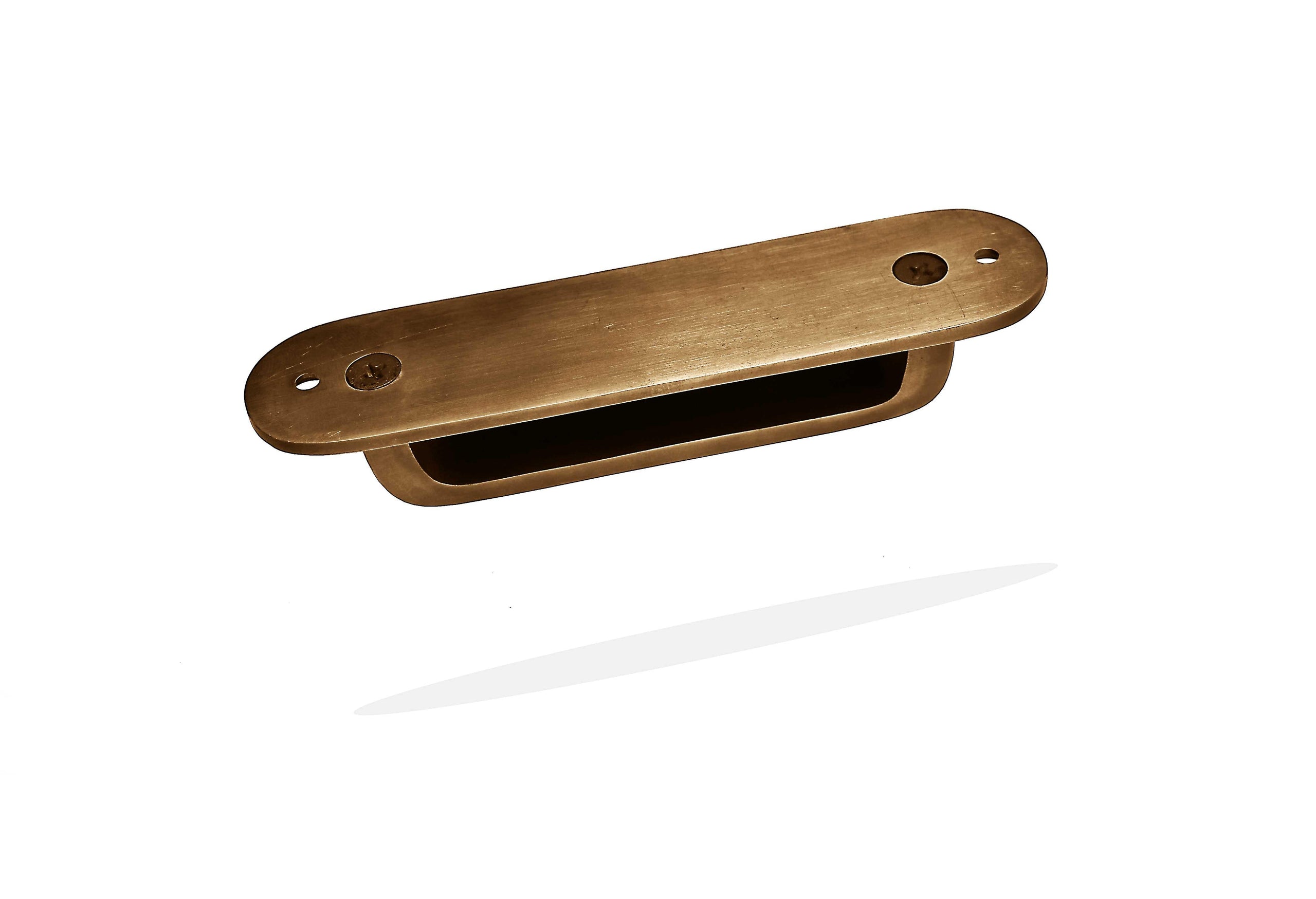 Brass Antique Round Drawer Pulls with Backplate - Vintage Hardware ...