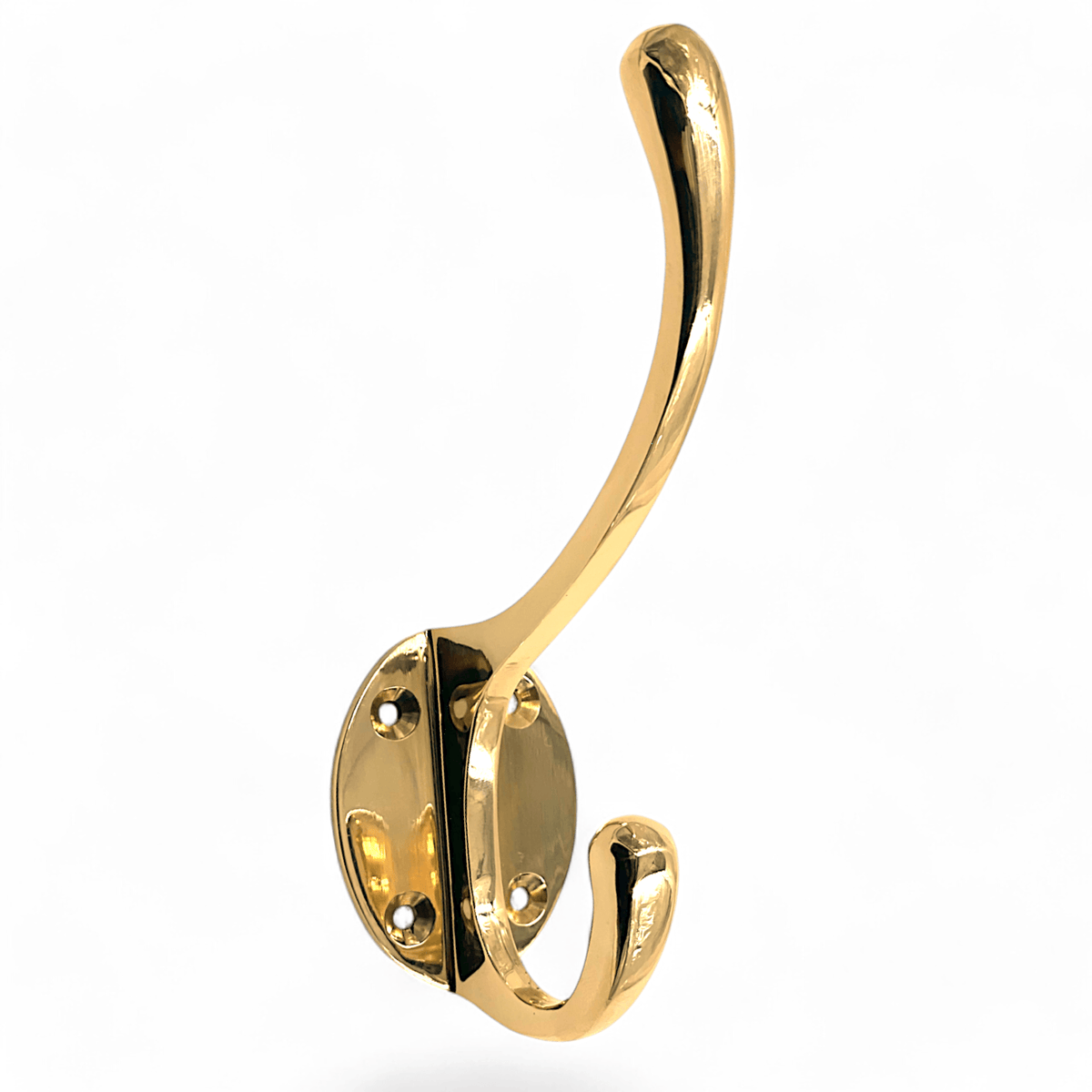Brass Polished Classic Brass Hat & Coat Hook – Stylentdecor