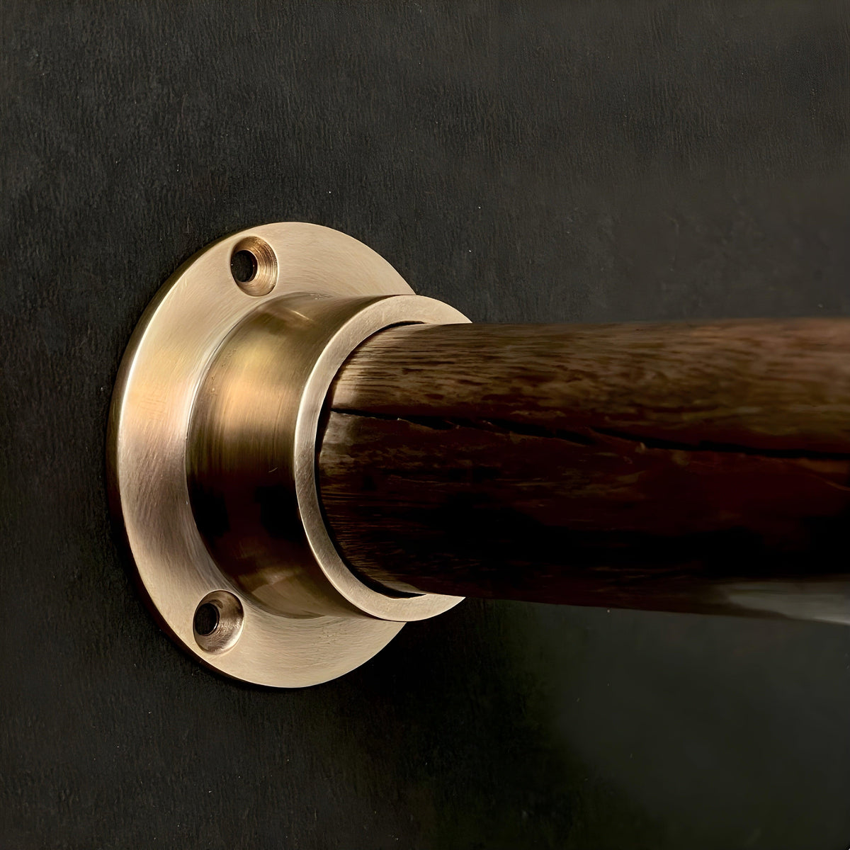 1-1/4'' Polished Brass Closet Rod Brackets | Durable & Easy ...