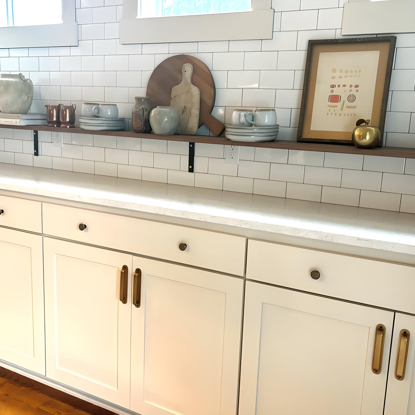 Brass Antique Round Drawer Pulls with Backplate - Vintage Hardware ...