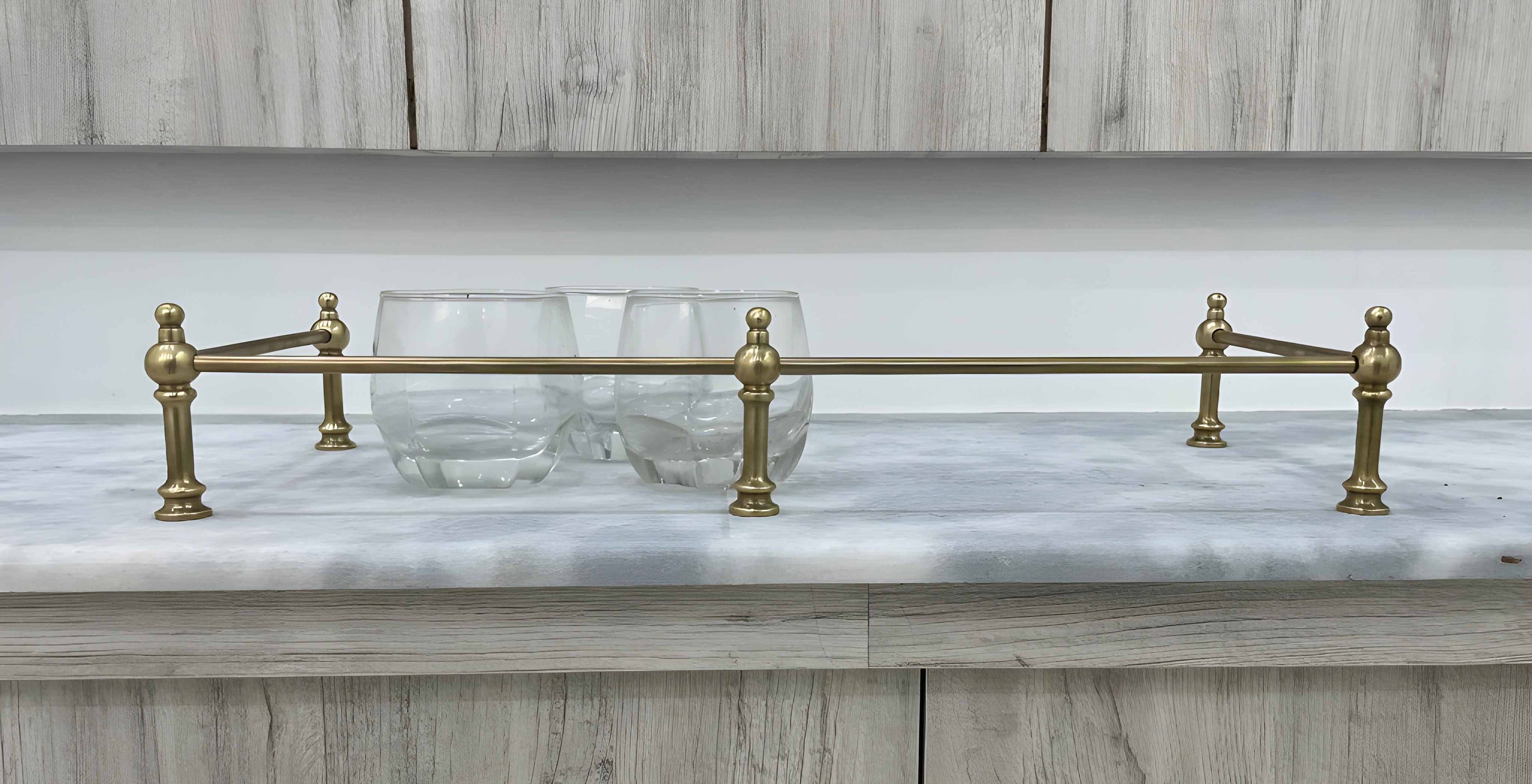 Stylentdecor: Solid Brass Gallery Rail